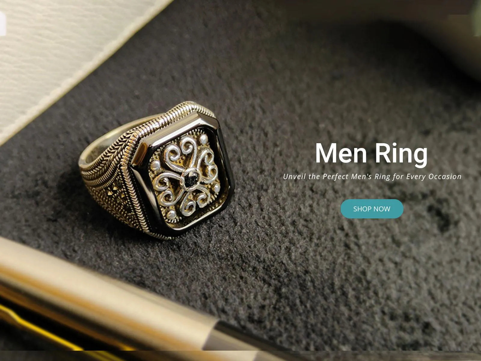 Stylish Men’s Rings Online | Silver, Gold & Oxidized Bands – Rivansh
