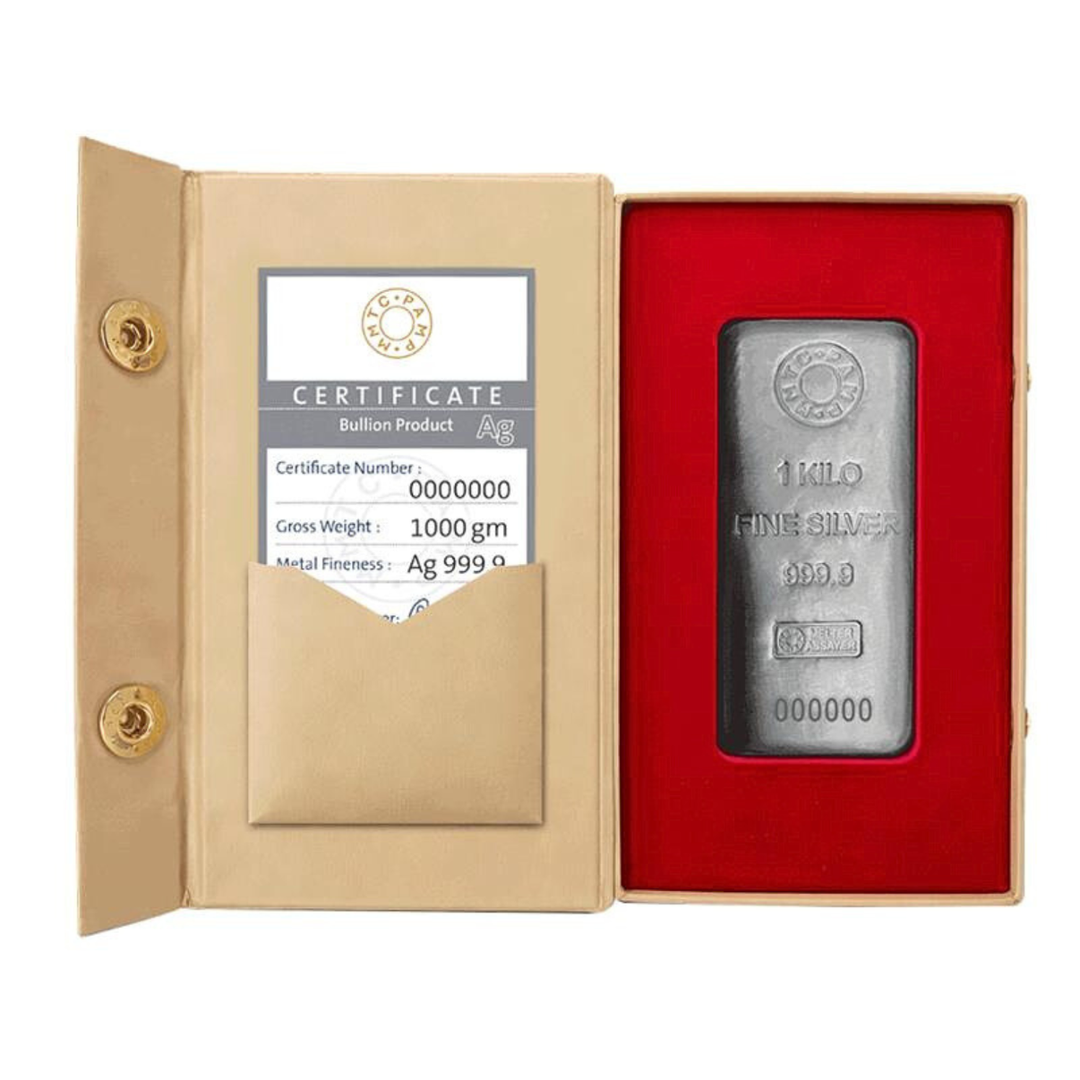 Rivansh 999 Pure Silver Coin – MMTC Certified, 99.9% Purity