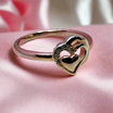 Rose gold heart Ring for Women – Rivansh